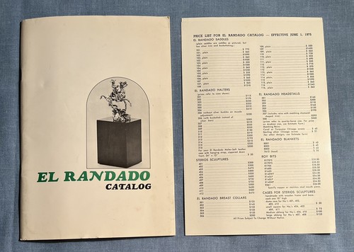 1970’s El Randado Catalog Horse Tack Saddles Halters Headstall Corpus ...
