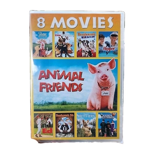 Animal Friends 8-Movie Collection (DVD) Babe Pig in the City Evan ...
