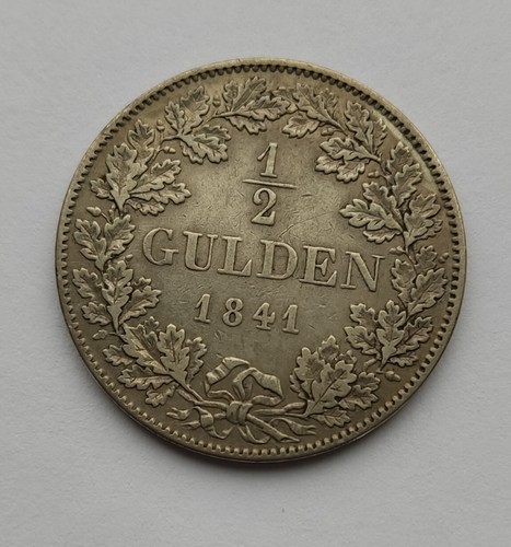 1841 BAYERN 1/2 Gulden RAR Ludwig, Altdeutschland | eBay.de