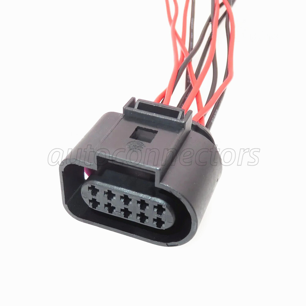 For VW Audi VAG - 1J0 973 715 - 10 Pin Female Connector Plug Pigtail ...