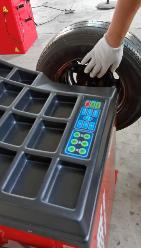 Wheel Balancer Machine Automatic Measurement Ruler Home Garage ...