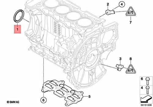Genuine BMW Shaft Seal 118526 11117568264 | eBay