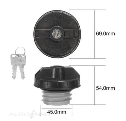 Tridon Locking Fuel Caps FALCON 1996~2002 | eBay