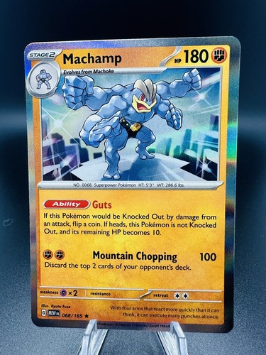 Pokemon TCG - Holo Machamp 68/165 - English 151 2023 | eBay