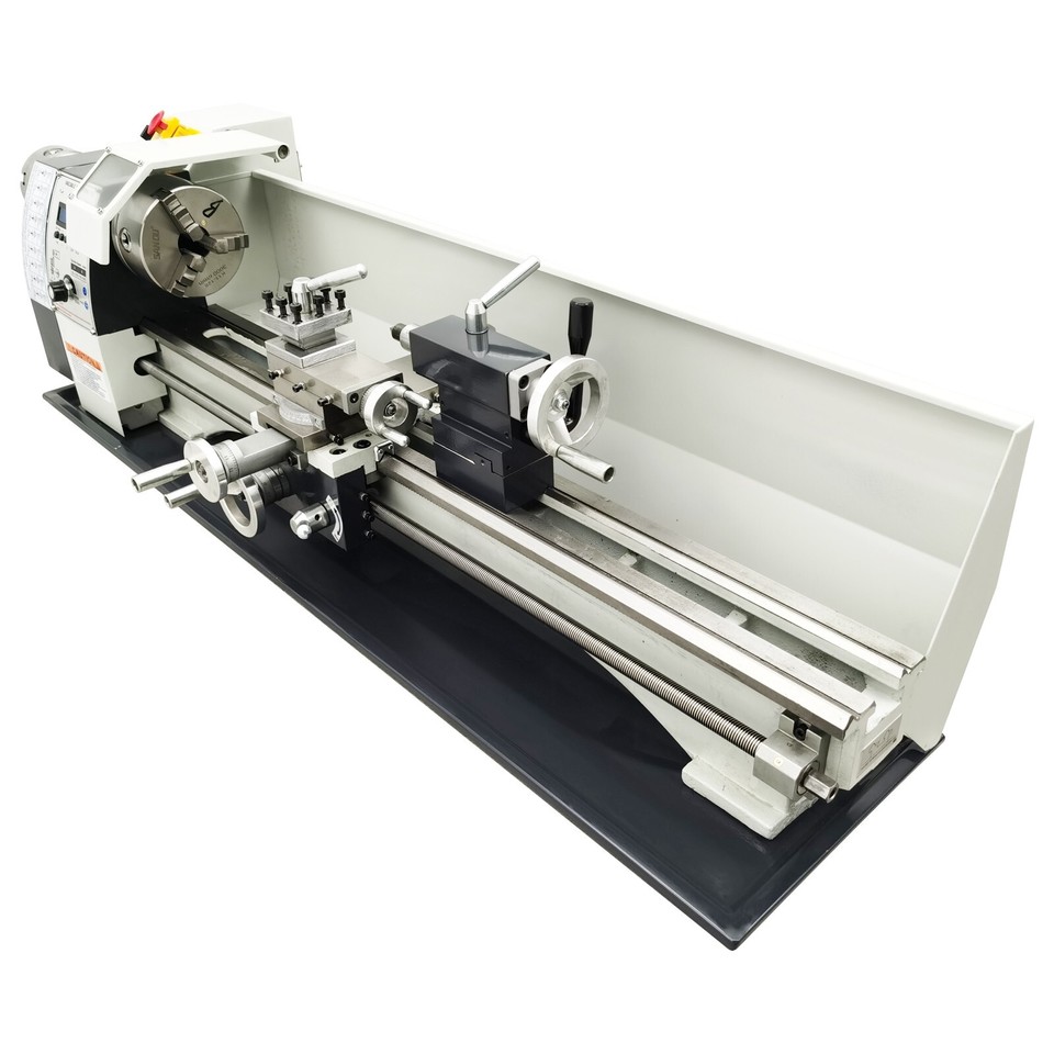 RC-210E Precision Electronic Pulse Metal Lathe Bench Metalworking Lathe ...