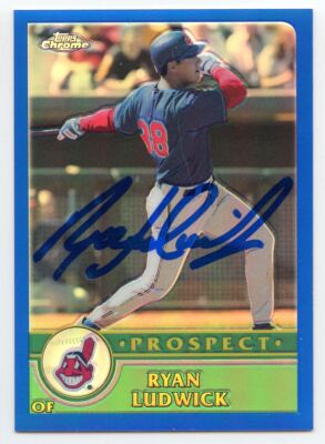 2003 Topps Traded & Rookies Ryan Ludwick RC Auto Cleveland Indians # ...