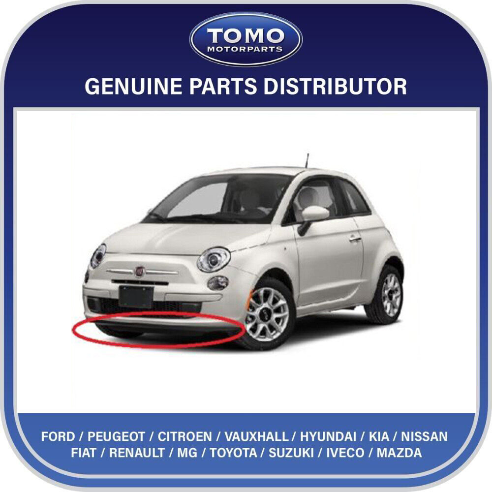 Genuine Fiat 500 500c 2007-2015 Front Bumper Black Lip 51861057 OEM for ...