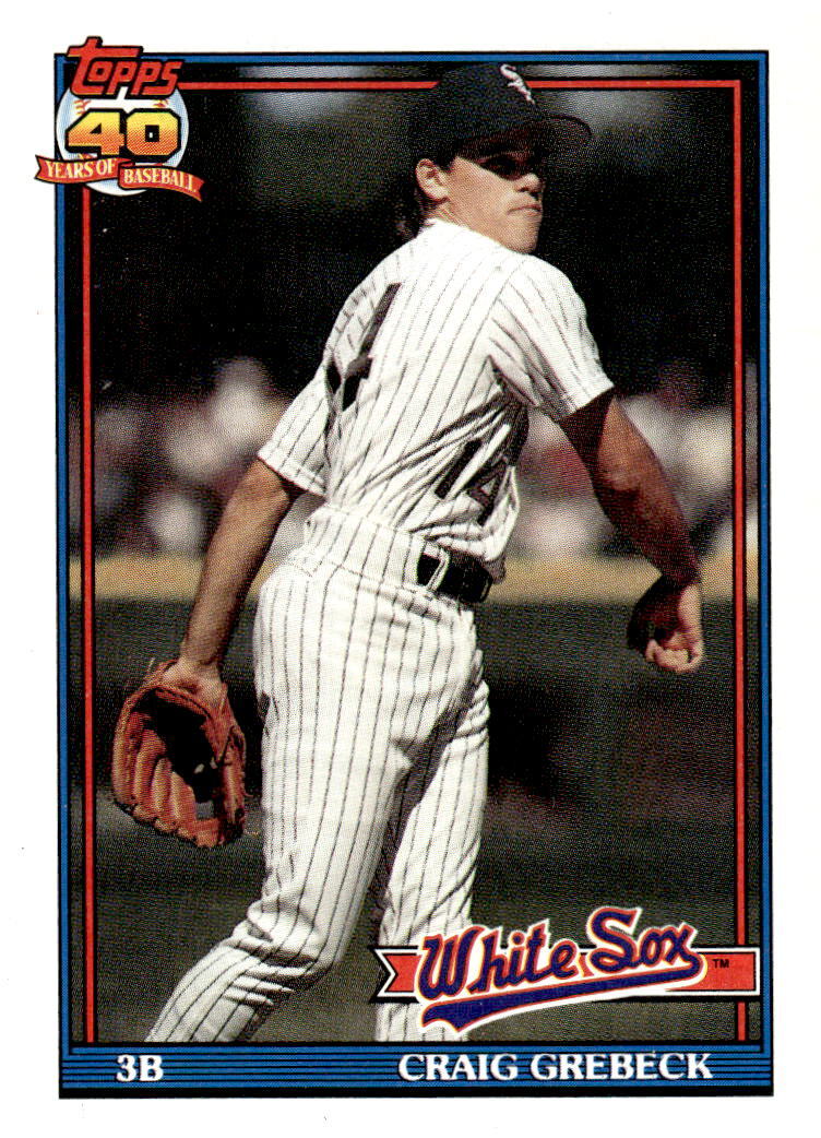 1991 Topps #446 Craig Grebeck - Chicago White Sox | eBay