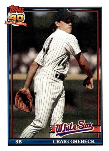1991 Topps #446 Craig Grebeck - Chicago White Sox | eBay