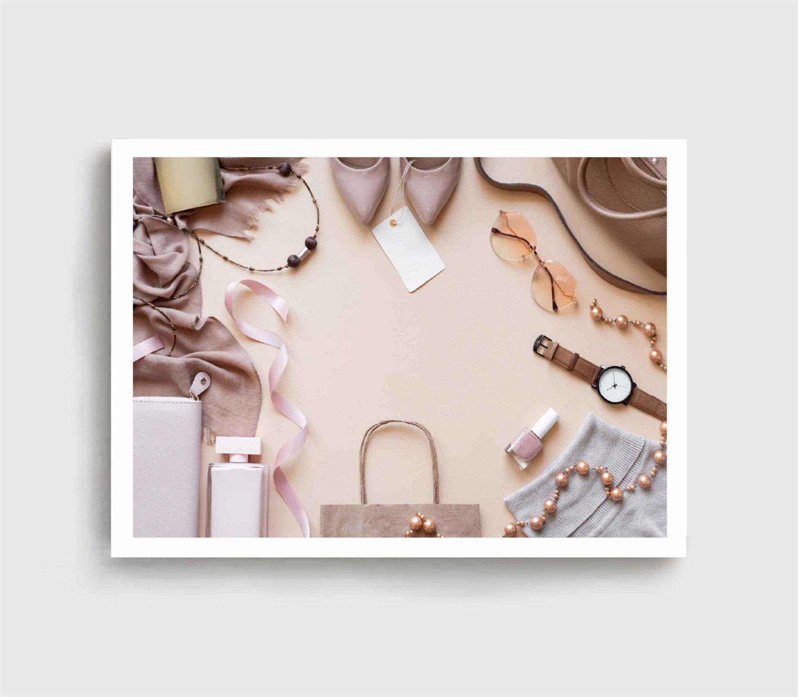 Clothing & Accessories Print, Women Wall Art, Stylish Framed Fashion ...