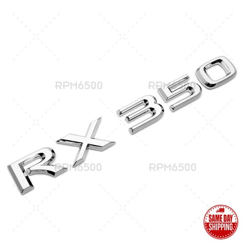Lexus Liftgate OEM Chrome RX 350 Letter Logo Badge Car Emblem Replace F ...