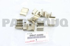 049470K070 Genuine Toyota Fitting Kit Disc Brake Front 04947-0k070 for ...