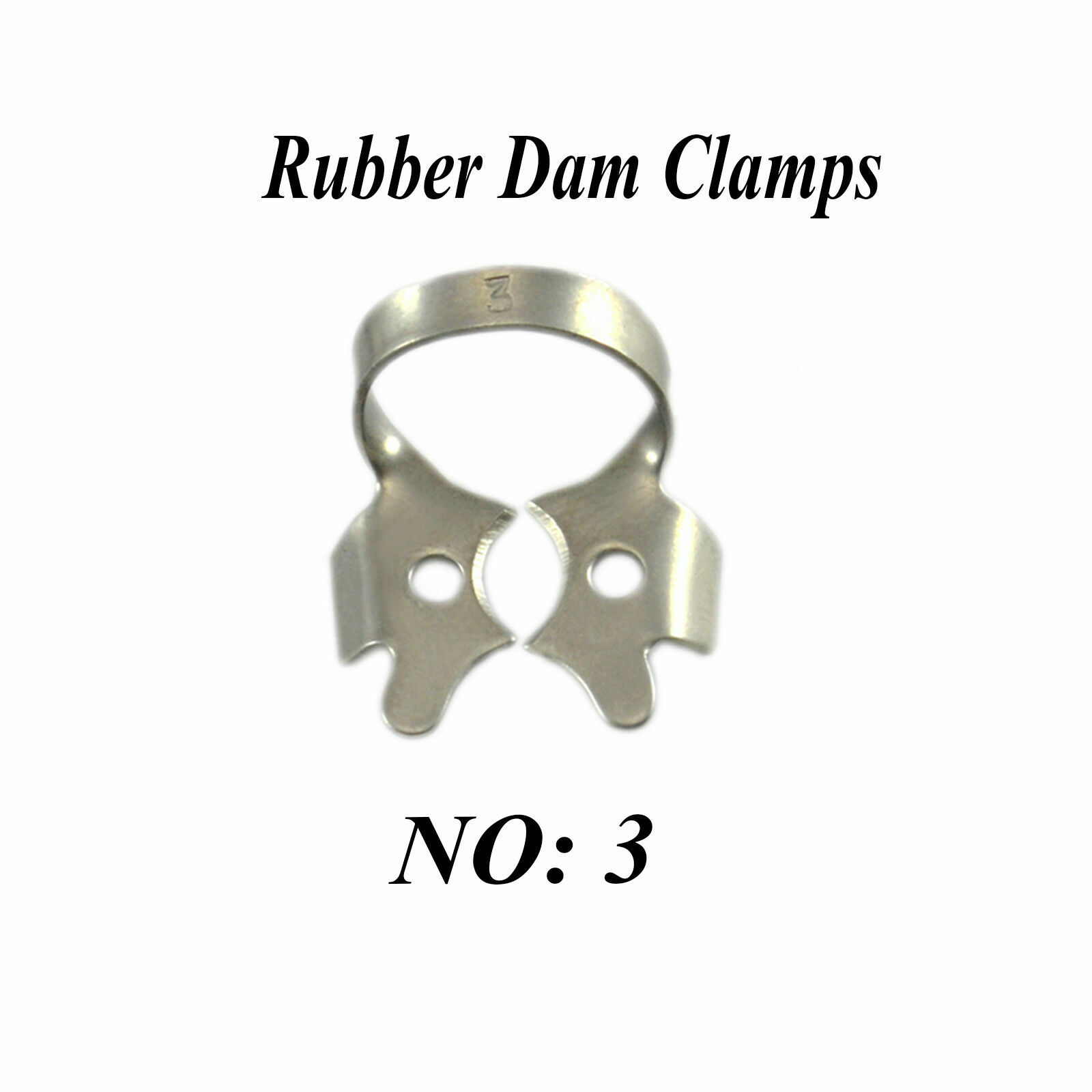 Dental Endodontic Rubber Dam Clamps For Molar Restorative Stainless ...