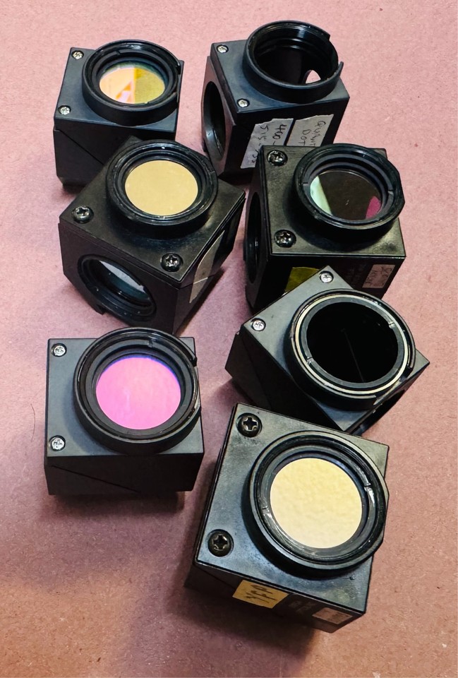 Olympus U-MF2 + Microscope Cy5 Red + Fluorescence Filter Cube IX BX ⭐ ...