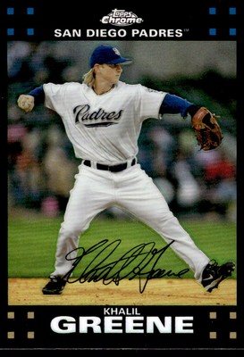 2007 Topps Chrome #164 Khalil Greene BASEBALL San Diego Padres | eBay