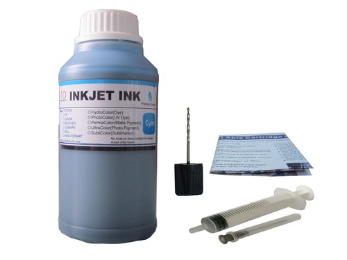 8oz Cyan Refill ink kit for Canon CL-31 CL-41 CL-51 CL-211 Cyan ...