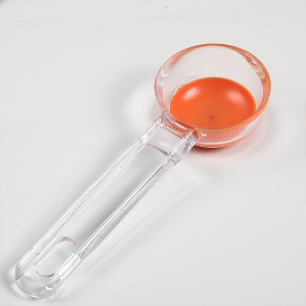 4 Pcs TPR Cookie Scoop Transparent Ice Cream Scoop Plastic Scoop Ice ...