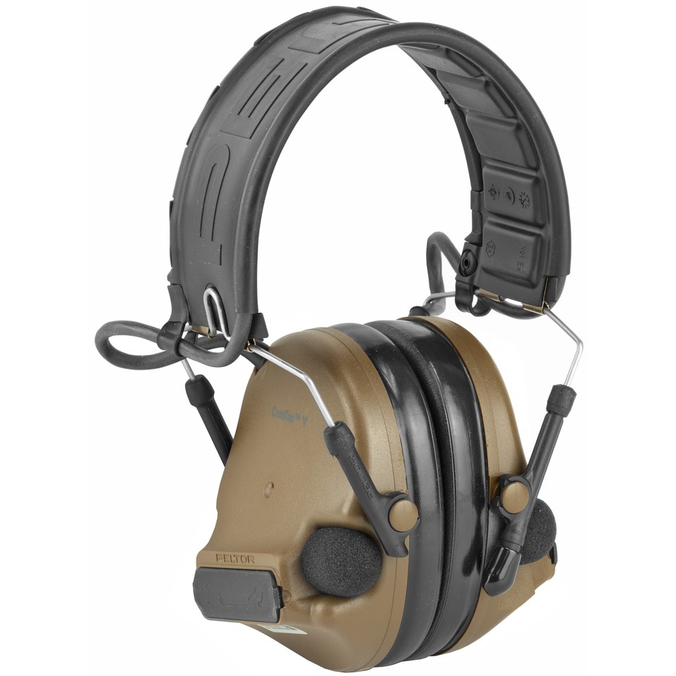 3M/Peltor ComTac V Electronic Earmuff/Headband with 23dB Foldable ...
