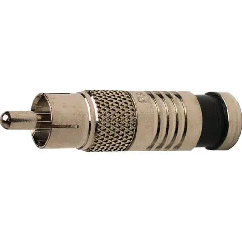 Platinum Tools 18051C RCA RG6 Compression Connector, Nickel Plate ( 6 ...