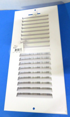 HART/COOLEY AC/HEAT 10” x 4” Register (P7660) STEEL/WHITE - OPEN BOX ...