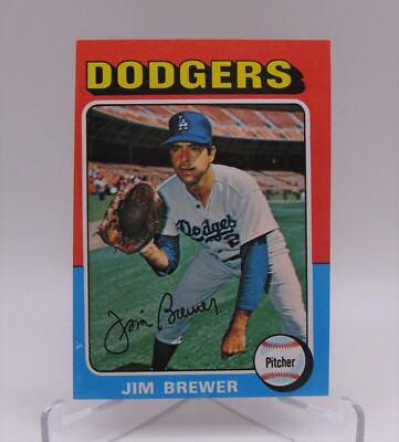 1975 Topps Mini Baseball Card #163 Jim Brewer | eBay