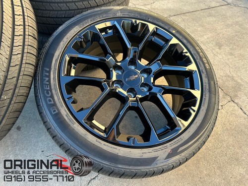 2024 Wheels Rims Tires 22" GMC Sierra Yukon Chevy Silverado 1500 Tahoe ...