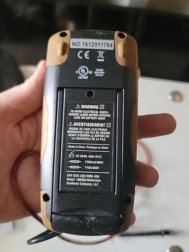 Southwire 10030s Multimeter Volt ACDC Tester | eBay