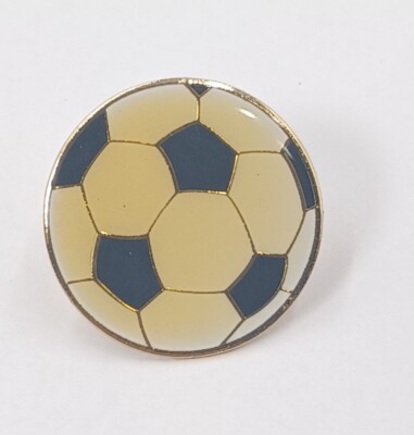 Soccer Ball Vintage Enamel Lapel Pin. New Old Stock | eBay