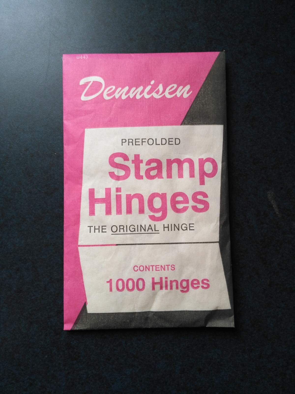 New Dennisen Stamp Hinges; 1000x Pack For Stamp Collecting, Free ...