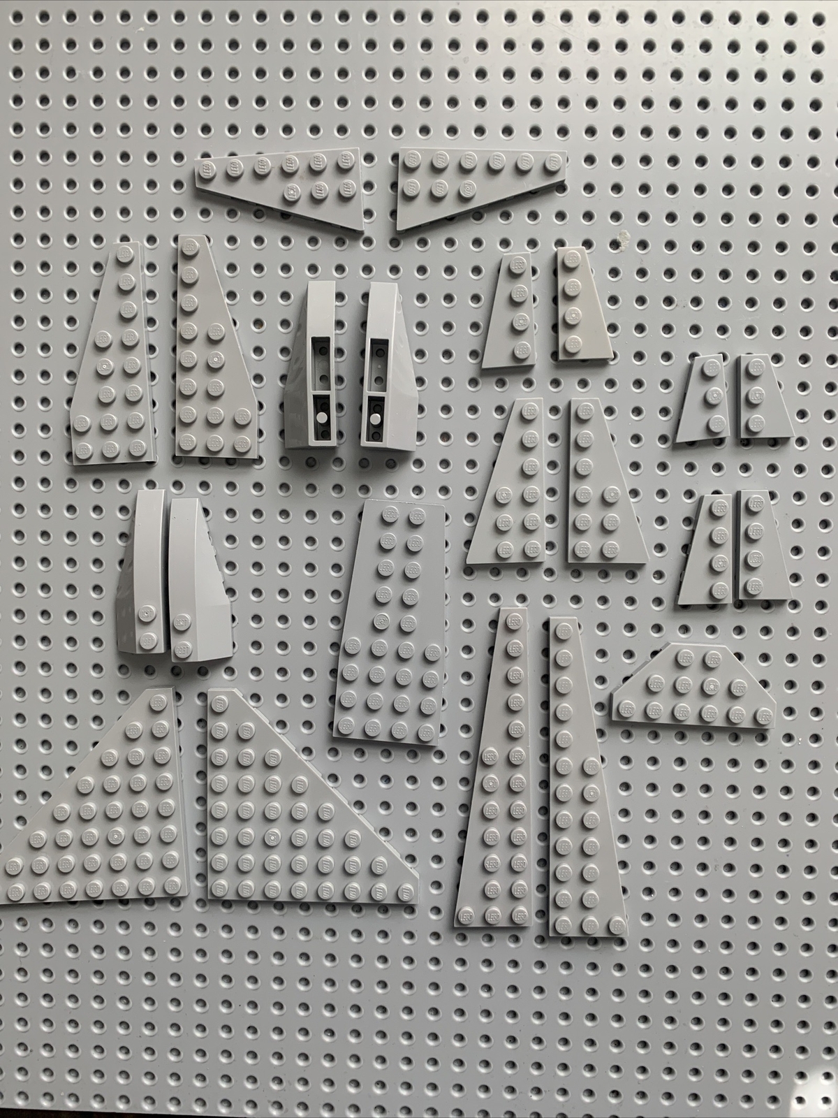 Lego lot of 22 Gray Wings Wedge Space Star Ship Airplane Parts 5a | eBay