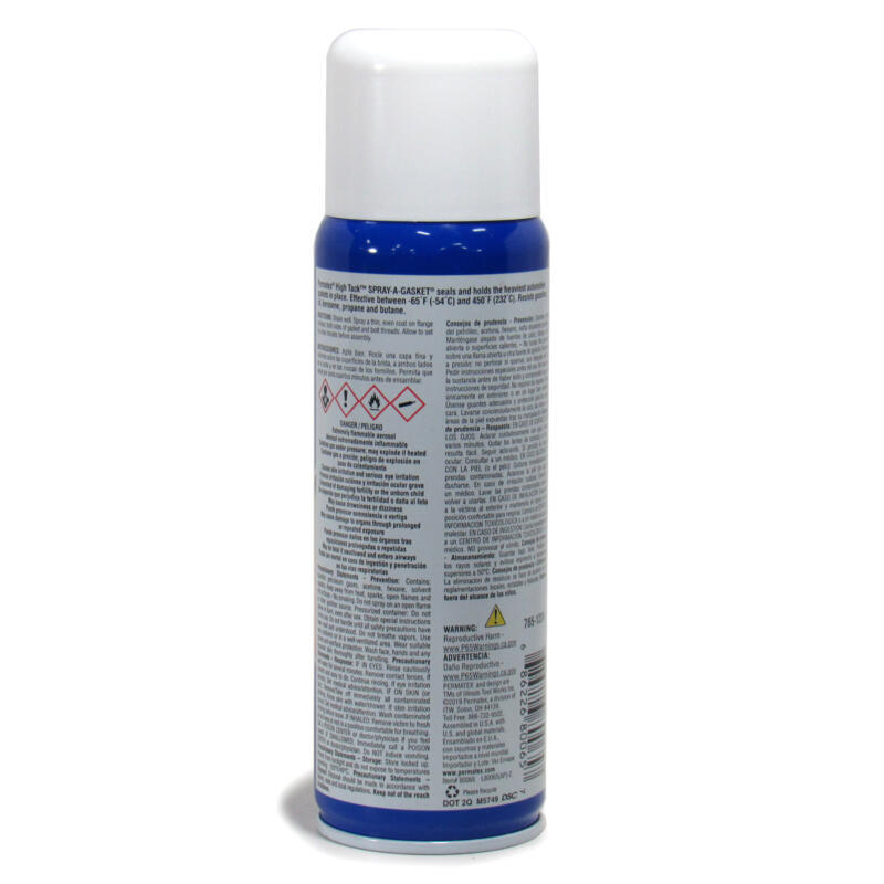 Permatex Multi Purpose Adhesive 80065; High Tack Spray-A-Gasket 8oz ...