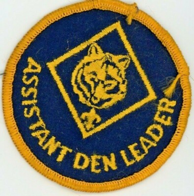 Cub Scout Patch - Assistant Den Leader X8 | eBay