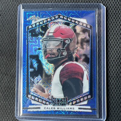 2022 Leaf Metal Caleb Williams Blue Mojo Prizm SP Prospect #P-CW1 - USC ...