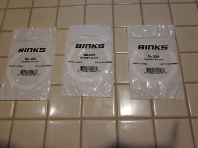3 X Binks 80-269 80-270 Gasket New | eBay