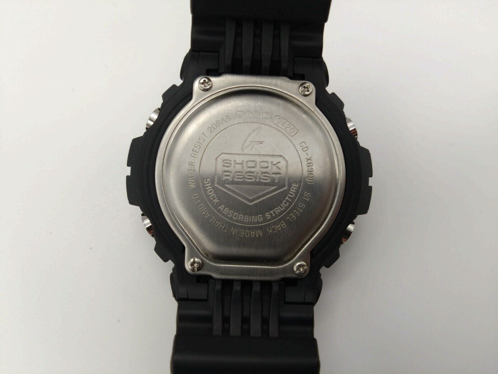 Montre RARE Casio G-SHOCK "Le Panda Géant" 3420 XLARGE GD-X6900-7 57 mm ...