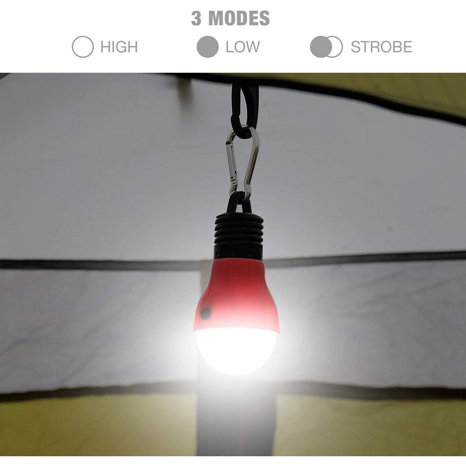 EverBrite 3PCS Camping Lights 3 Lighting Mode Portable LED Bulbs 3 AAA ...
