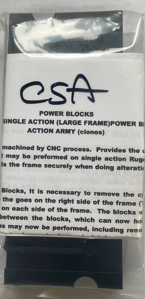 Action Wrench Handle W/Ruger & Colt Single Action Frame Block ...
