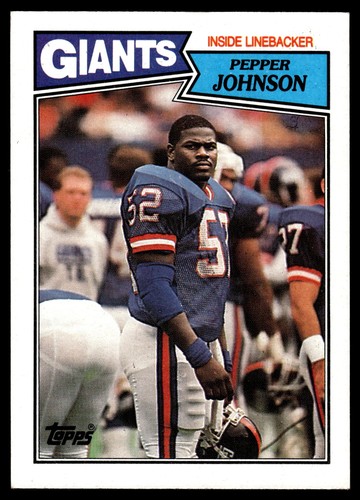 Pepper Johnson 1987 Topps Card #28 | eBay