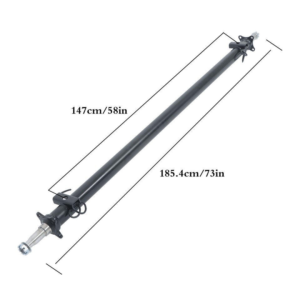 3500lbs Trailer Axle Only Beam W/Idler Axle Hub plate spring 61"~95" 46 ...