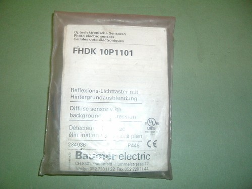 BAUMER..... FHDK 10P1101............. SWITCH SENSOR NEW FACTORY SEALED ...