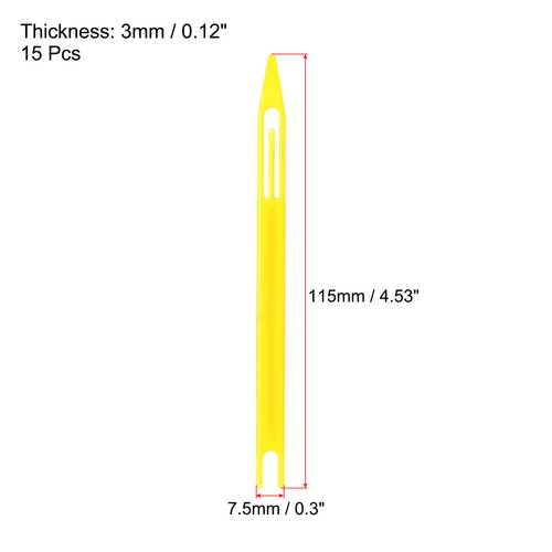 Netting Needle Shuttles 1#, 15 Pack Plastic Fishing Net Repair Tool ...