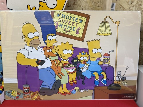 Brand New Rare Vintage The Simpsons Wall Poster In Plastic Collectible ...