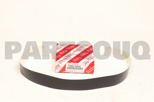 7592435020 Genuine Toyota TAPE, BLACK OUT, NO.2 LH 75924-35020 | eBay