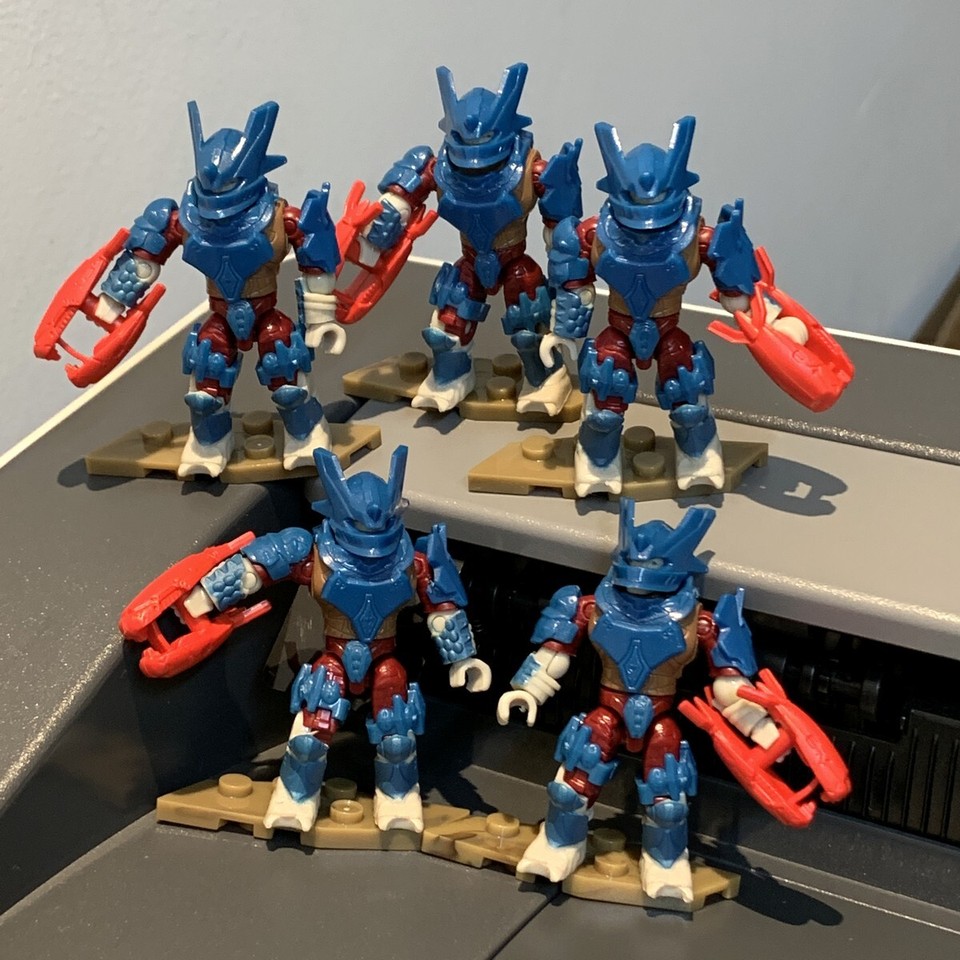 NEW 5 MEGA Construx Halo Universe Brute Minor ODST WOMBAT OVERWATCH ...