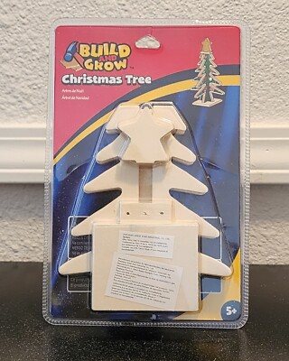 Build and Grow Kid's Beginner wood Christmas Tree Project Kit, ages 5 ...