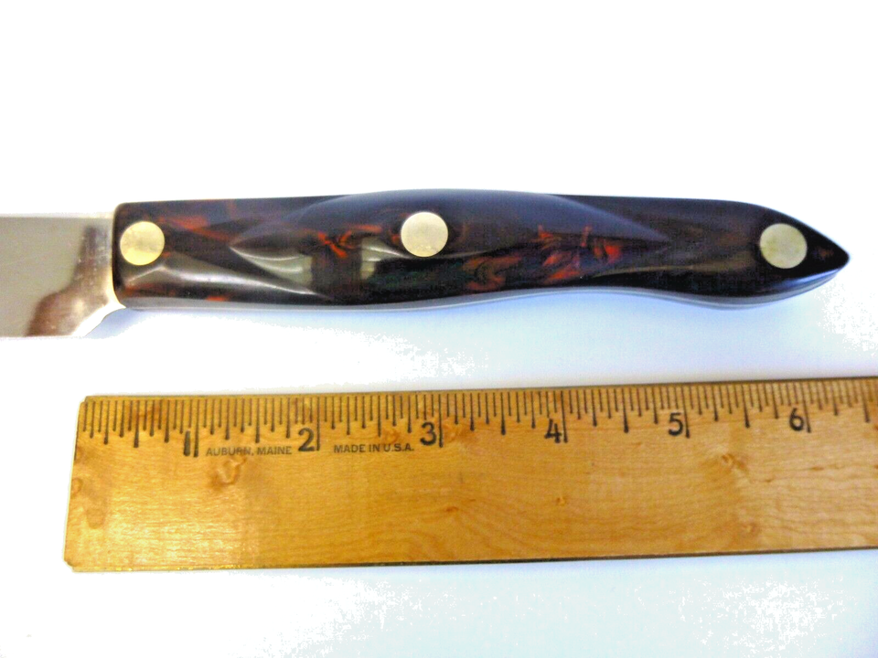 CUTCO Large Butcher Knife Swirl Handle #1722, 8 Inch Blade, total 14 ...