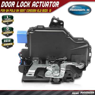 FOR VW POLO 9N 01-09 SEAT IBIZA CORDOBA DOOR LOCK ACTUATOR REAR LEFT ...