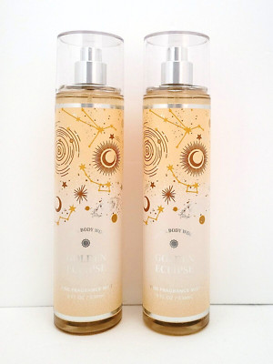 Bath & Body Works Golden Eclipse Fine Fragrance Body Mist Spray 8 oz ...