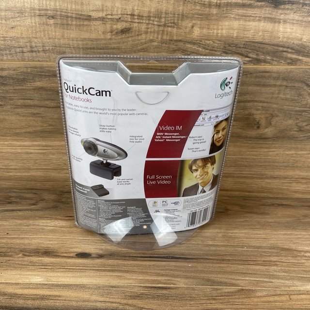 Logitech QuickCam for Notebooks Webcam Laptop Skype 961404-0403 * for ...