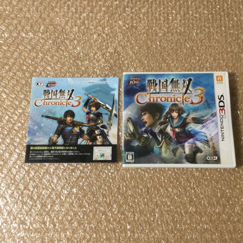 3Ds Samurai Warriors Chronicle 3 180 | eBay